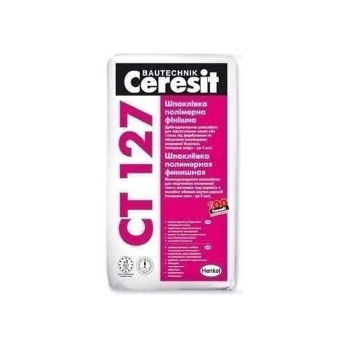 Шпаклевка полимерная финишная Ceresit СТ 127 25 кг белая купить в Киеве ...