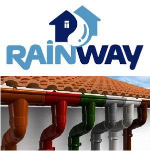 Водостічна система RainWay 90/75 мм купити в Полікарбонат Львів, Луцьк, Івано-Франківськ, Ужгород,