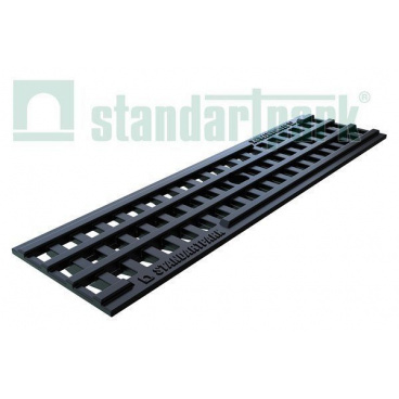 Решітка водоприймальна комірчаста PolyMax Basic РВ-10.14.50 пластик 497х135х23 мм (20801) в ...